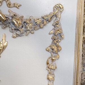 French Decor French Vintage Door Angel Panel Pediment Wall Panel ...