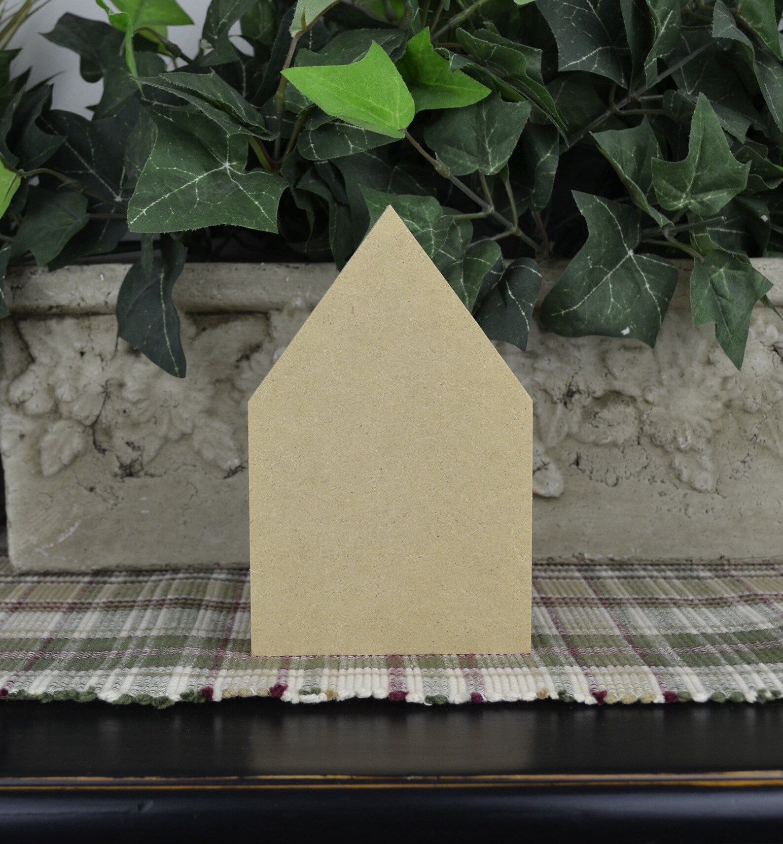Wood House Craft- House Cutout- DIY Decorations for Tiered Tray ...
