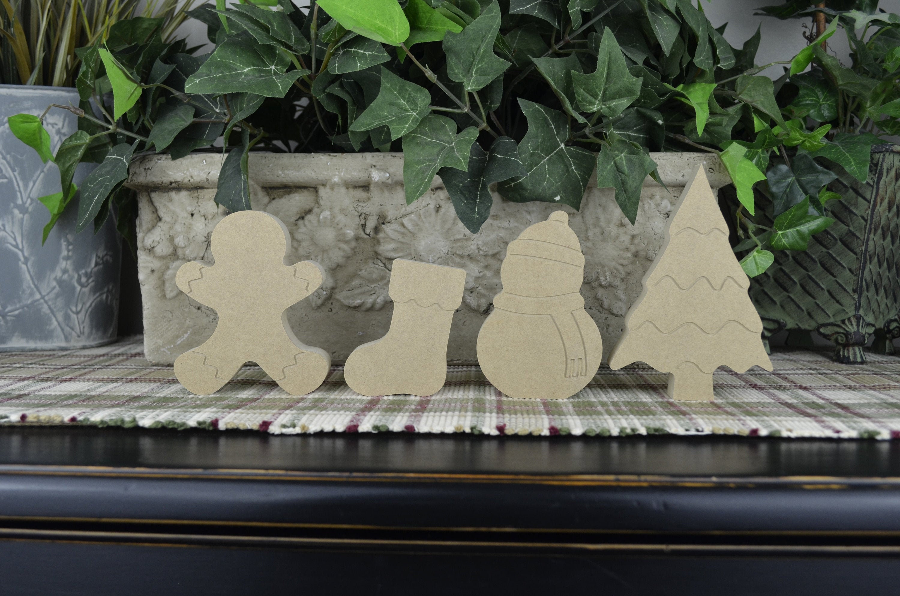 Mini Mitten Wood Cutouts- Unfinished DIY Winter Craft- Free Standing ...