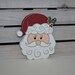 Wood Santa Cutout- DIY Santa Claus Decoration- Unfinished Christmas ...