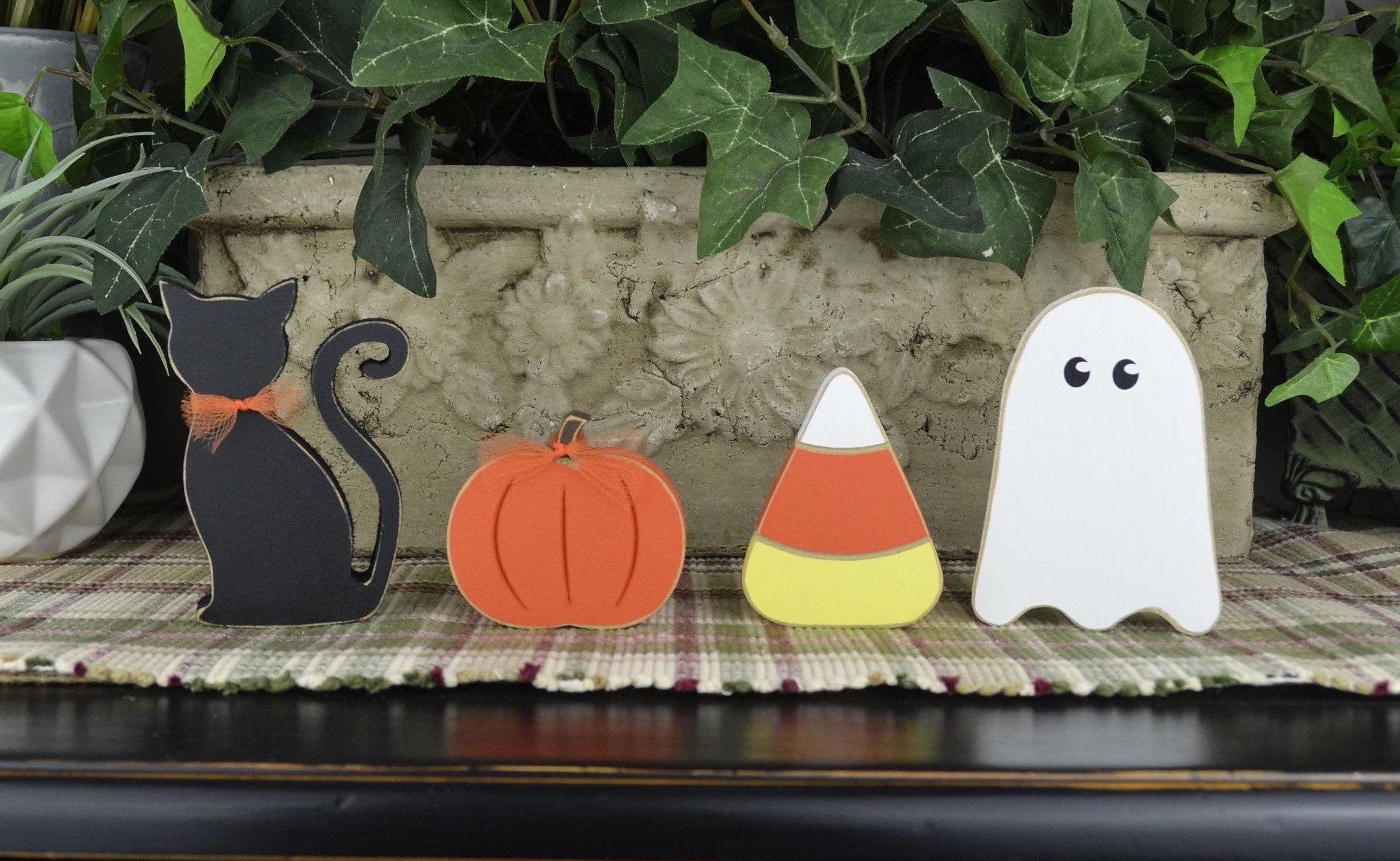 Halloween Wood Cutouts Mini Set Unfinished DIY Fall Craft - Etsy