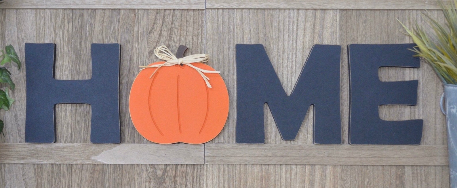 DIY Interchangeable Home Letters Unfinished Wood Seasonal | Etsy