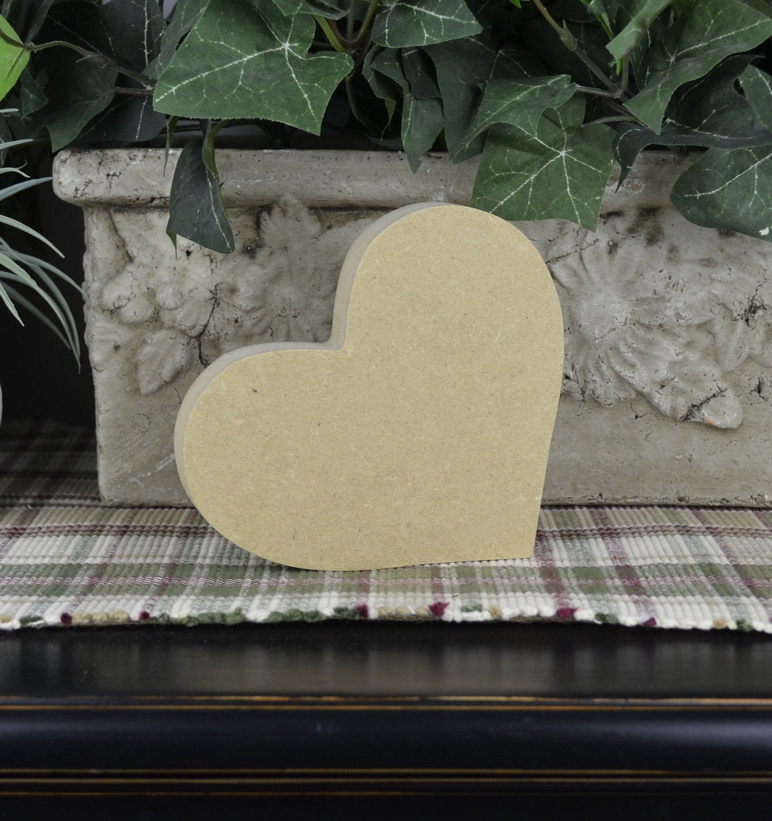 Wood Heart- DIY Craft- Unfinished Wood- Valentines Day Heart- Heart to ...