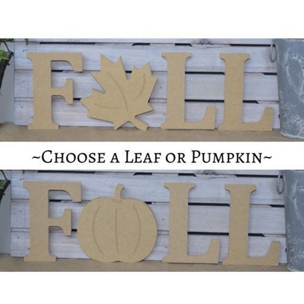 Fall Word Cutouts - Etsy