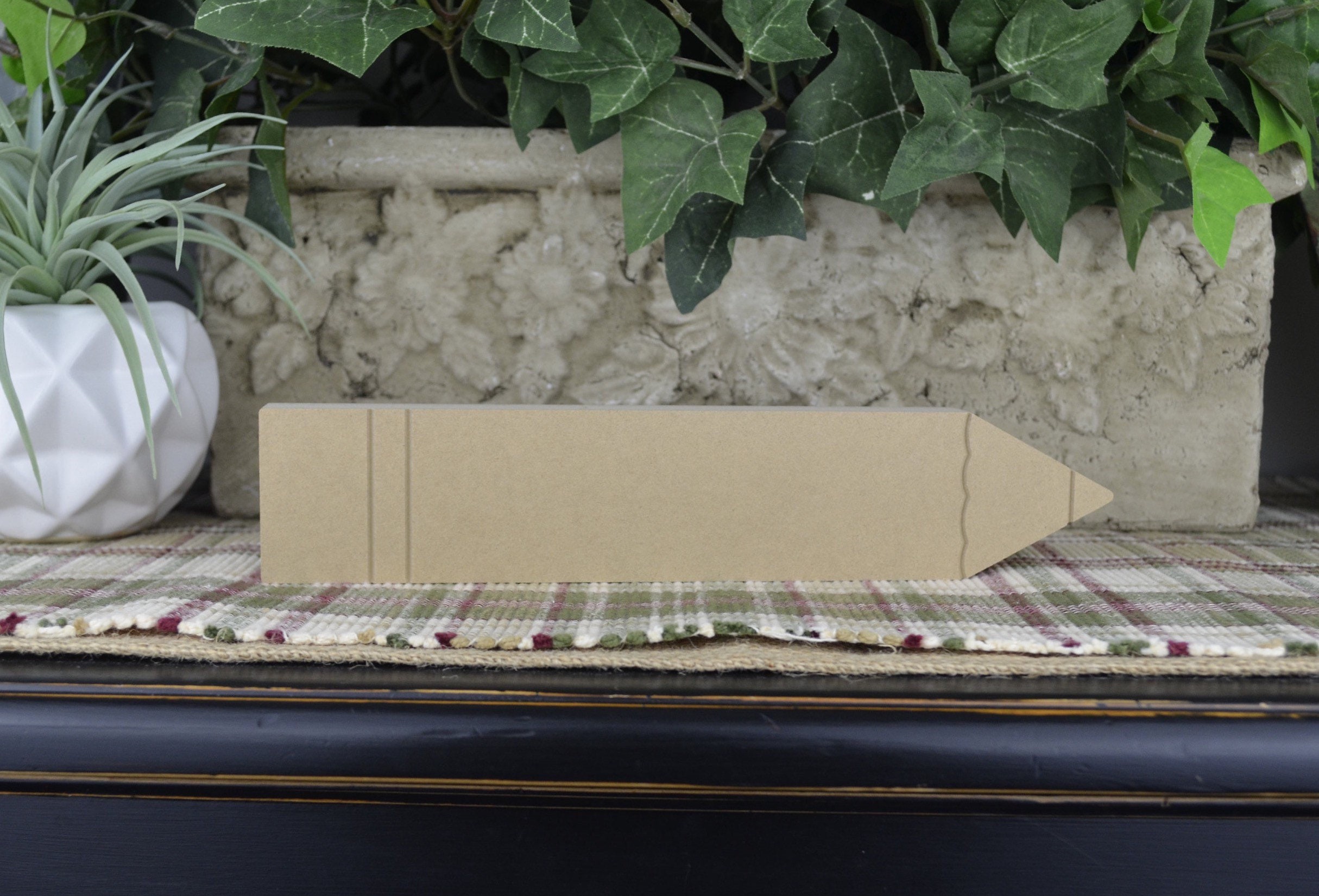 DIY Wood Pencil Craft- Classroom Decoration- Unfinished Pencil Cutout ...