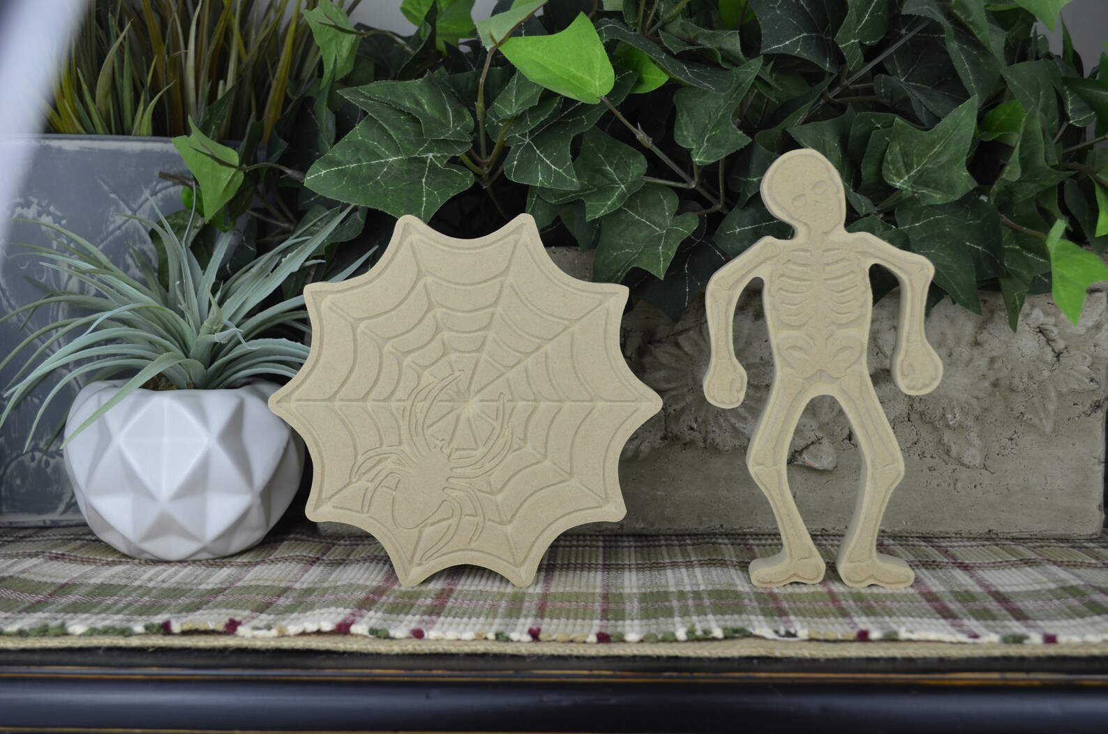 Skeleton Wood Cutout DIY Halloween Wood Craft Free Standing | Etsy