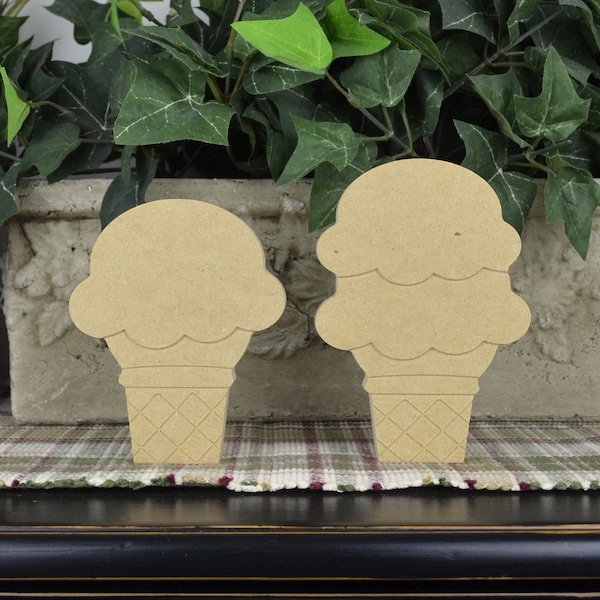 Ice Cream Cutout - Etsy