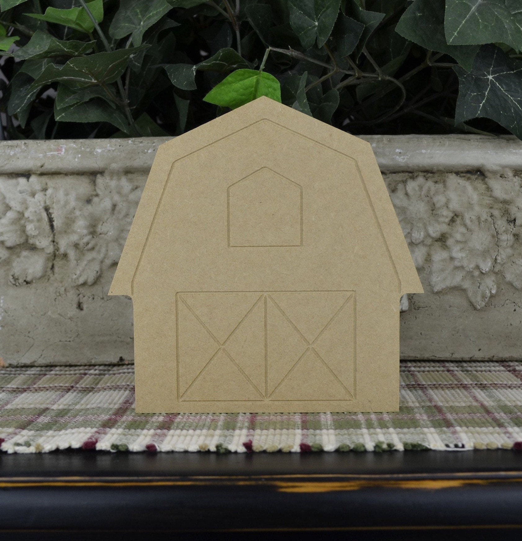 Barn Wood Cutout- DIY Barn Mdf Craft- Barn Craft- Farmhouse Home Decor ...