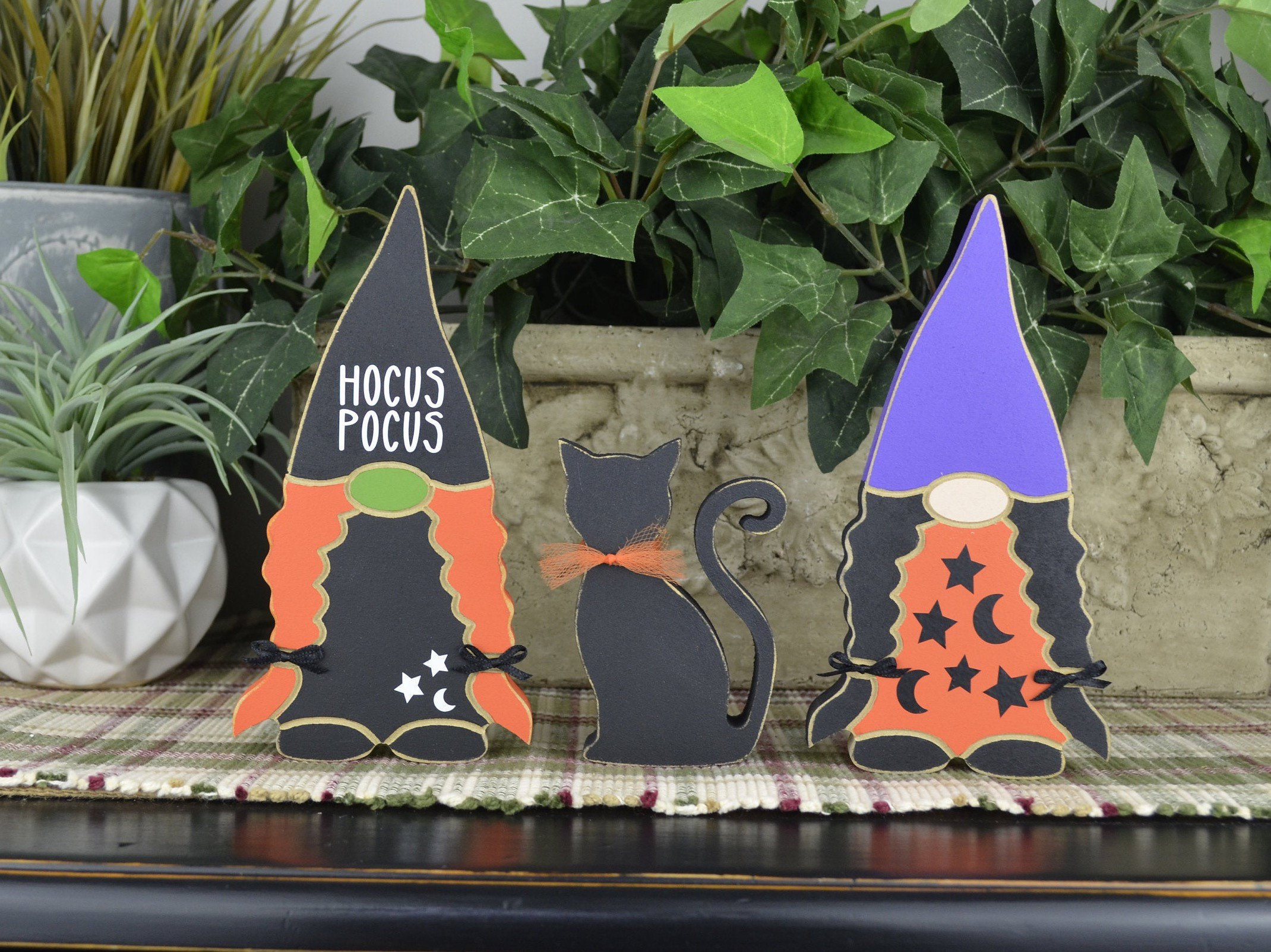 Halloween Wood Cutouts Mini Set Unfinished DIY Fall Craft - Etsy