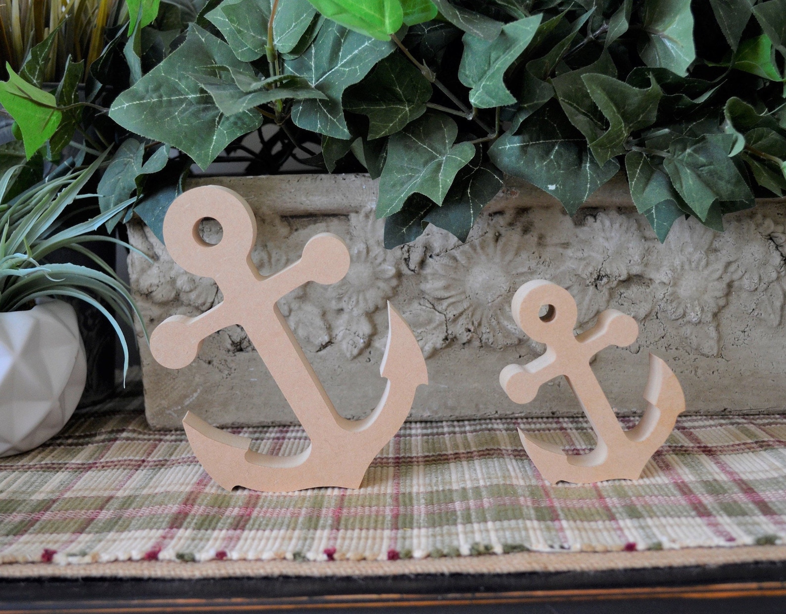 Anchor Wood Craft Anchor Cutout for Kids DIY Summer Decor - Etsy