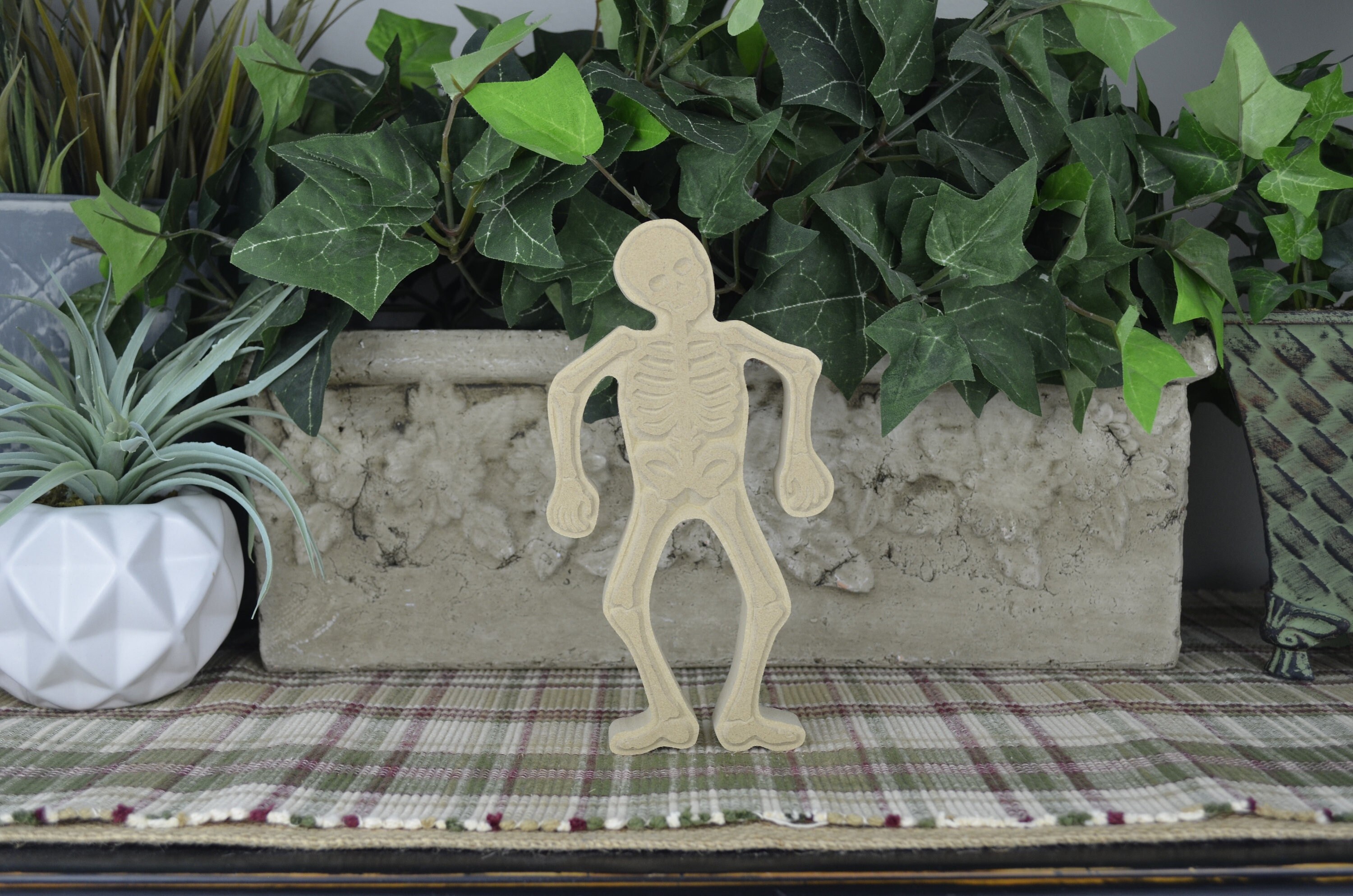 Skeleton Wood Cutout DIY Halloween Wood Craft Free Standing | Etsy