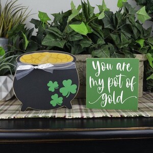 Pot of Gold Wood Cutout- St. Patrick’s Day Craft- Craft for Kids- St ...