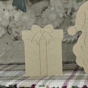 Present Wood Cutouts- Christmas Present Craft- Unfinished DIY Christmas ...