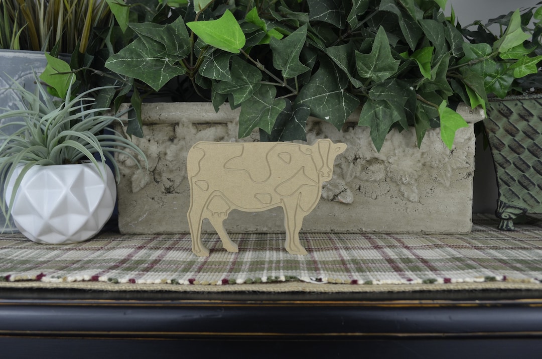Wood Cow- DIY Wood Cow Couout - Farm Craft- Farmhouse Home Decor ...
