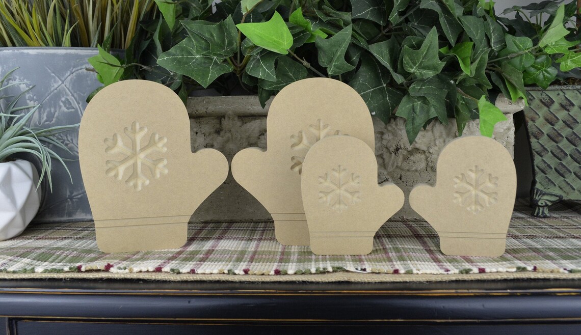Tree Cutouts- DIY Silhouette Tree Craft- Unfinished Wood Decor for ...