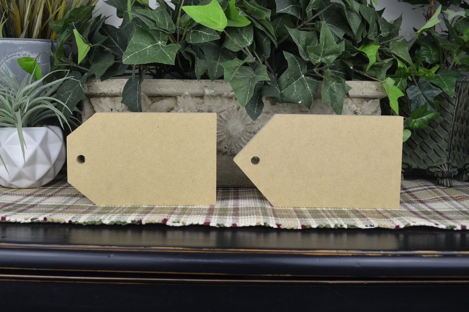 Wood Tags Tag Cutouts Free Standing DIY Tags Unfinished | Etsy