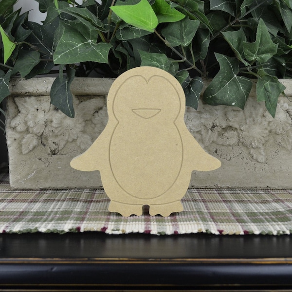 Wood Penguin - Etsy