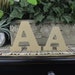 Wood Letters DIY Alphabet Letters Free Standing Thick Unfinished Wood ...