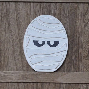 DIY Mummy Decoration- Unfinished Wood Mummy Craft- Halloween ...
