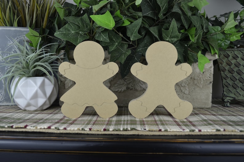 Gingerbread Girl Cutout DIY Wood Gingerbread Craft Free - Etsy