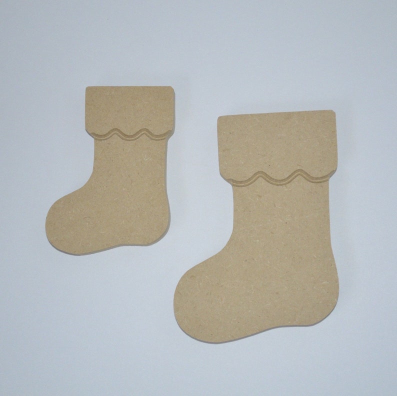 Santa Clause Hat Cutout Unfinished Christmas Wood Crafts for | Etsy