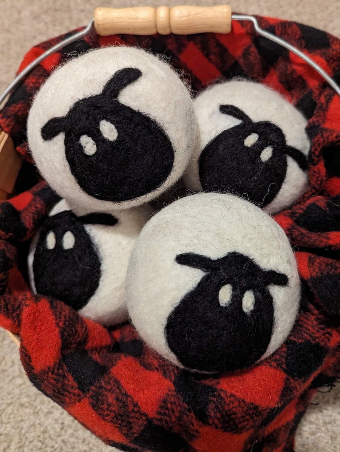 Wool Dryer Balls/ Custom Dryer Balls/sheep Dryer Balls/felted Bunny ...