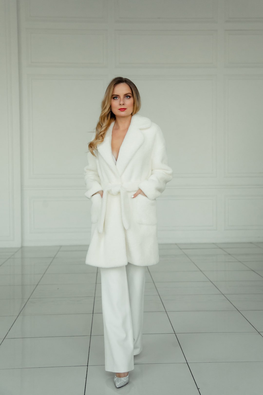 Bridal Coat, White Bridal Jacket for Winter Wedding Dress, Wedding Coat ...