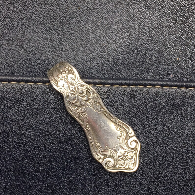 Vintage Silver Purse Hook Key Finder Key Holder Ring Upcycle Pocket ...