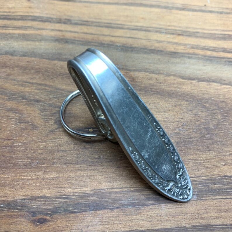 Vintage Purse Hook Clip Silver Key Finder Key Ring Keychain - Etsy