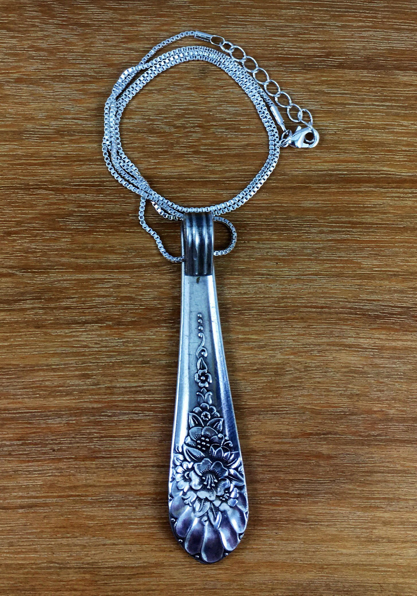 Jubilee Upcycle Neckace Silverplate - Etsy