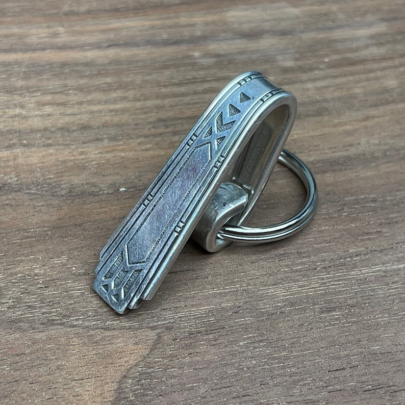 Vintage Silver Purse Hook Key Finder Key Holder Ring Upcycle Pocket ...