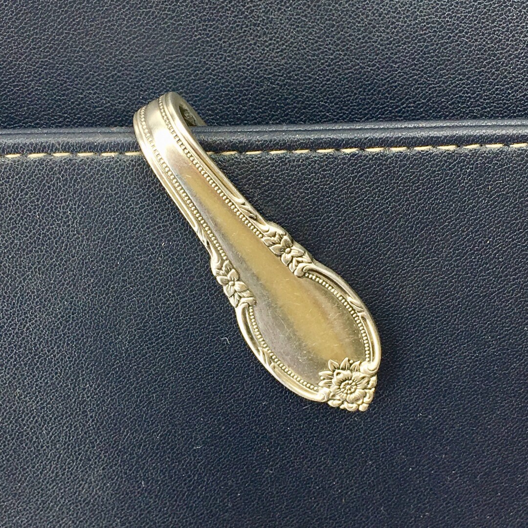 Vintage Silver Purse Hook Key Finder Key Holder Ring Upcycle Pocket ...