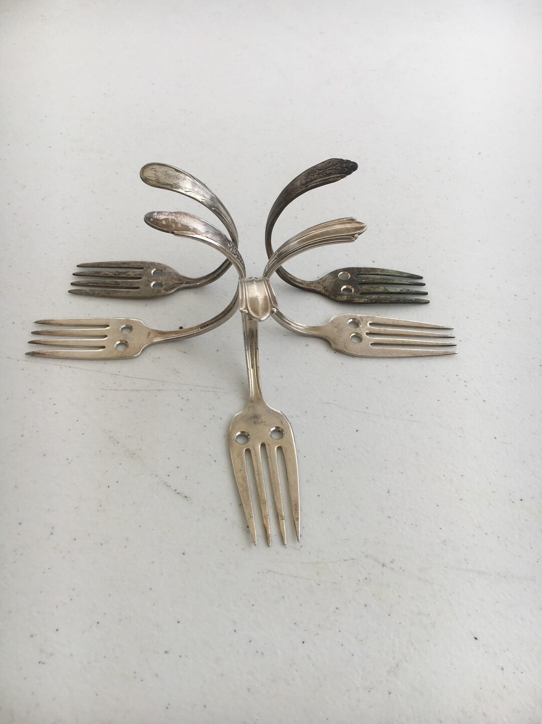 Assorted Hooks Fork Hangers Antique Vintage Silverplate Silverware Coat ...