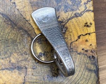 Rare Purse Hook Clip Vintage Silver Key Finder Key Ring - Etsy