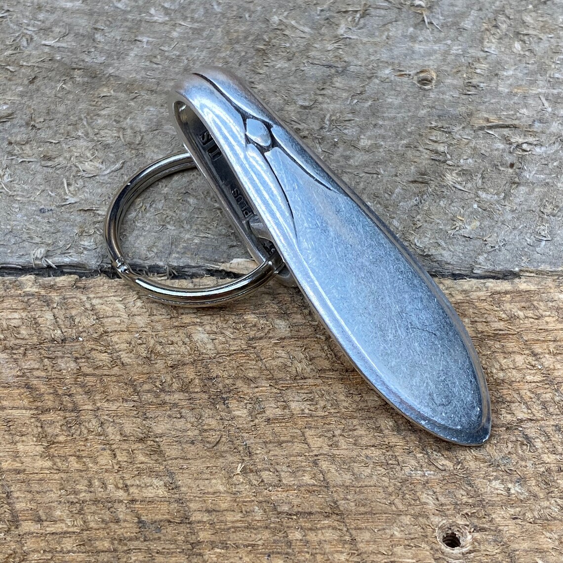 Vintage Purse Hook Silver Key Finder Key Ring Keychain Silverplate ...