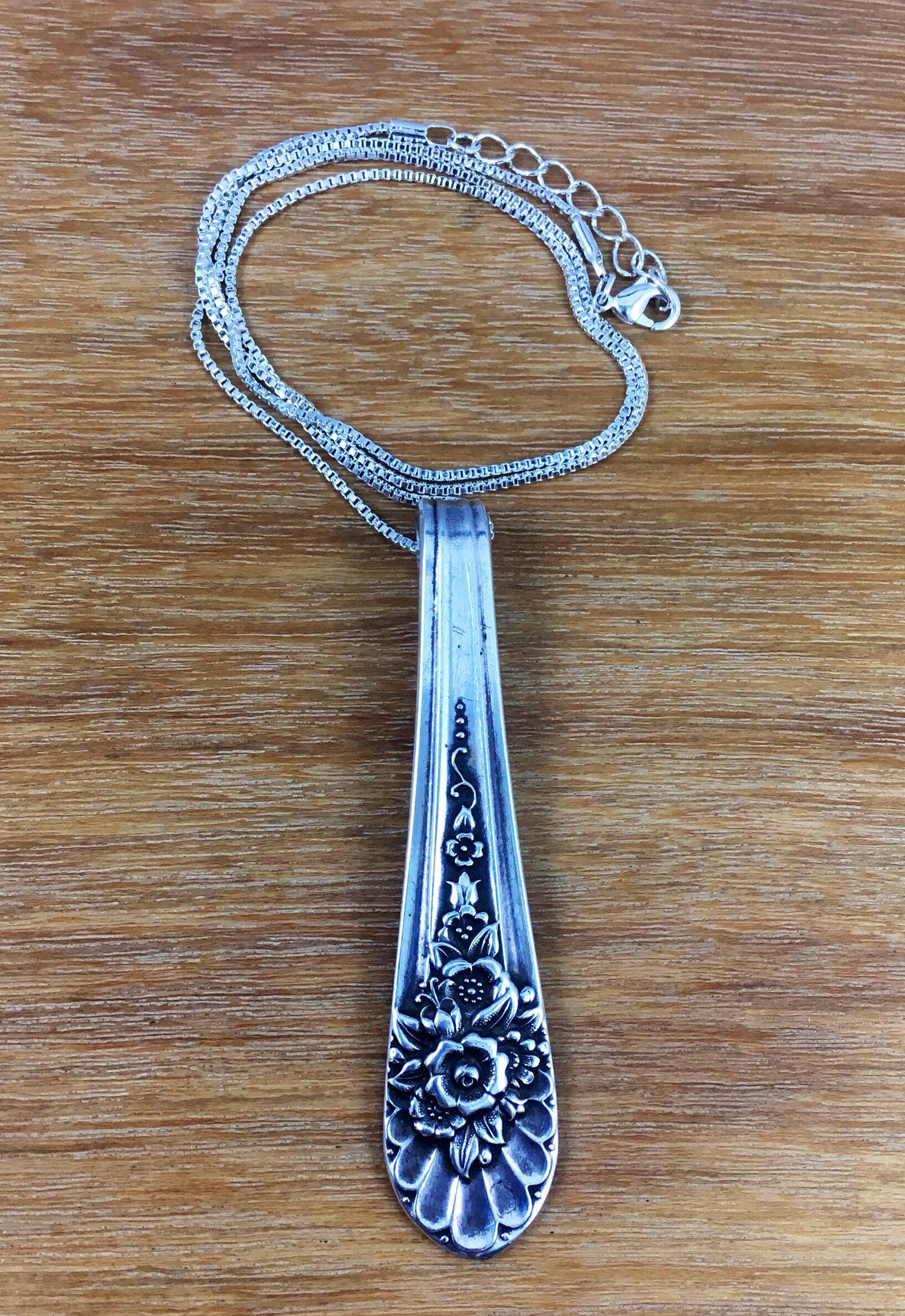 Jubilee Upcycle Neckace Silverplate - Etsy