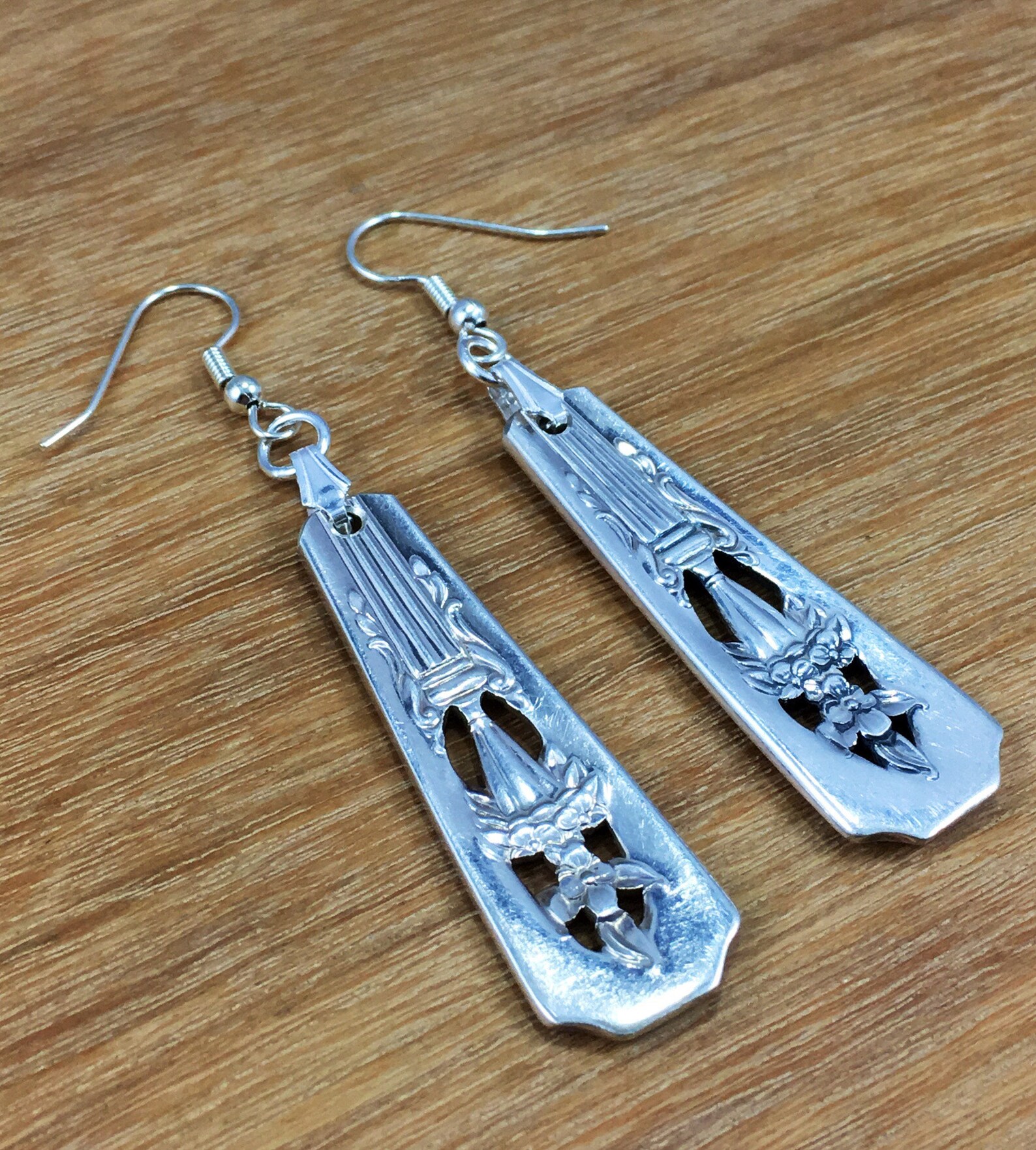 Spoon Earrings From Antique Vintage Wallace Classic Filigree - Etsy