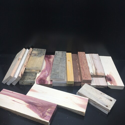 Box of Assorted Lengths Thicknesses Lumber Random Pieces. - Etsy