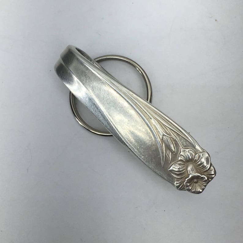 Vintage Silver Purse Hook Key Finder Key Holder Ring Upcycle - Etsy