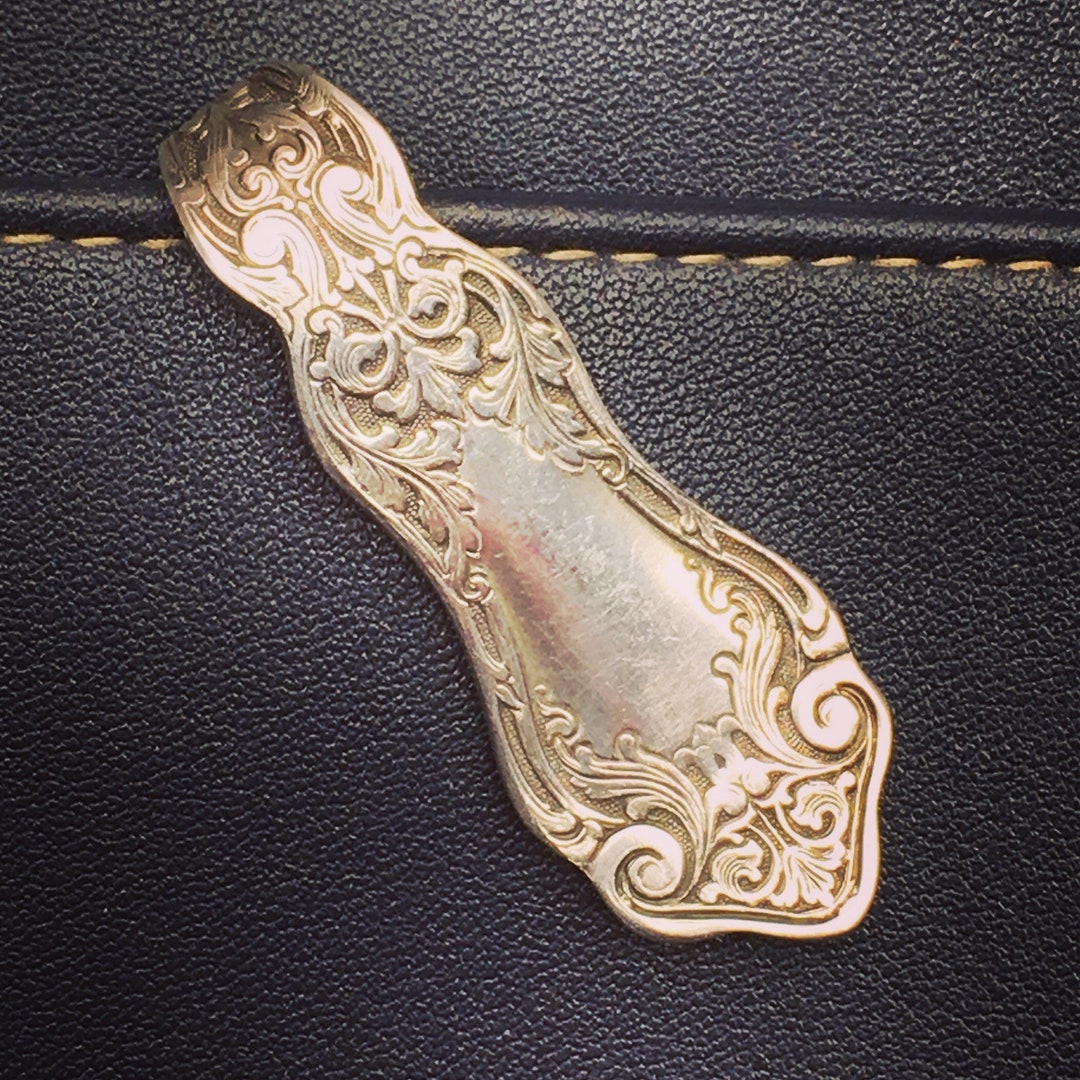 Vintage Silver Purse Hook Key Finder Key Holder Ring Upcycle Pocket ...