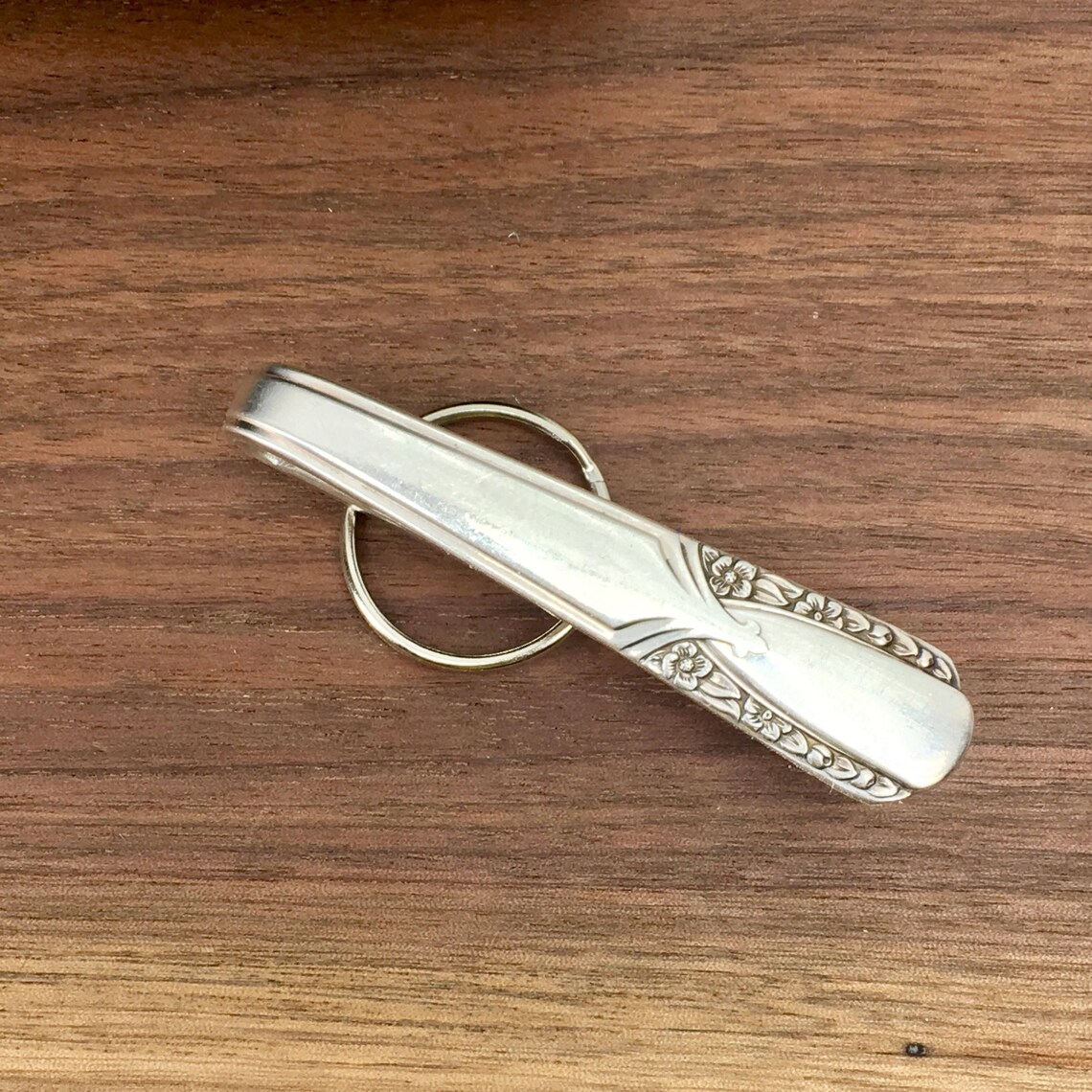 Vintage Silver Purse Hook Key Finder Key Holder Ring Upcycle Pocket ...
