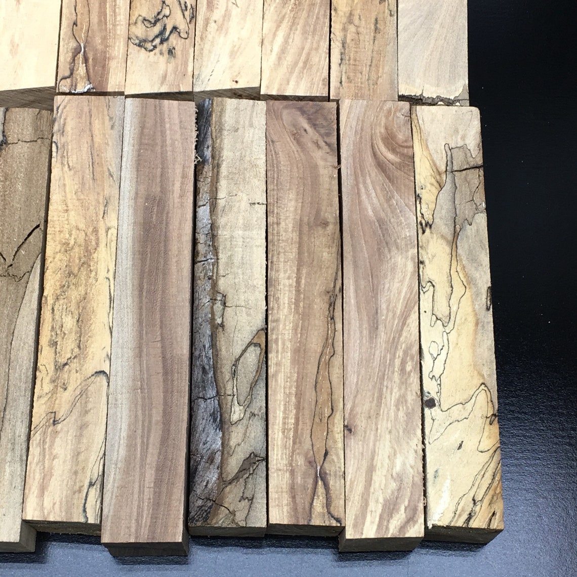 3pc Spalted American Elm Wood Pen Turning Blanks 1 X | Etsy