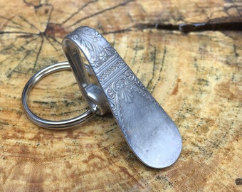 Vintage Purse Hook Clip Silver Key Finder Key Ring Keychain - Etsy