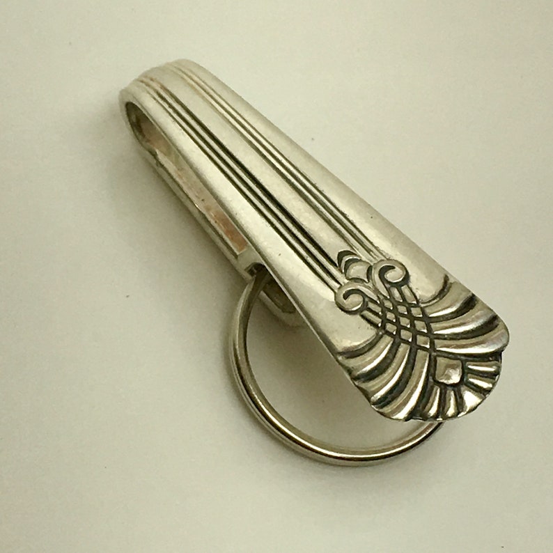 Tie Bar / Money Clip Clasp Made From Antique Silverplate Silverware ...