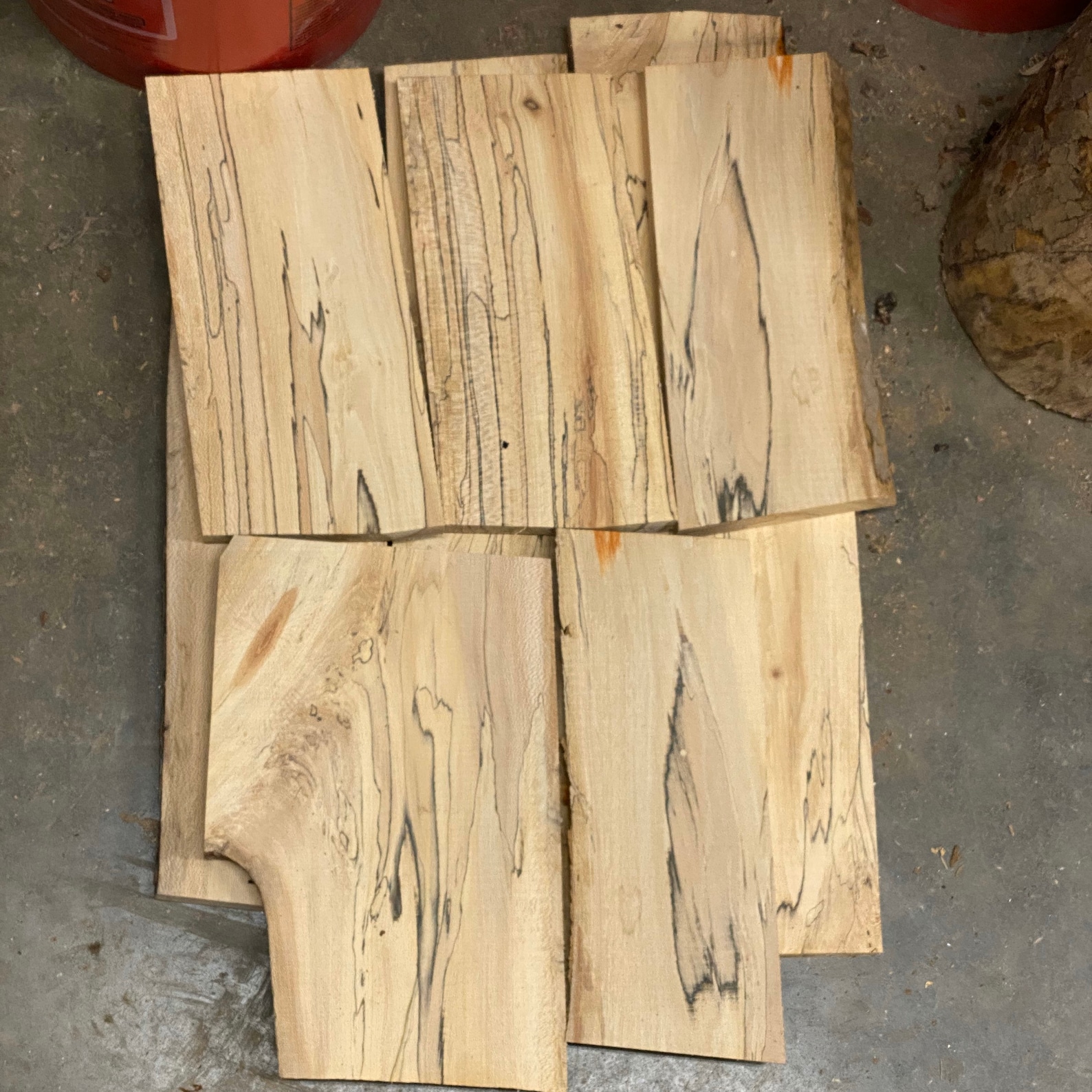 Sale Spalted Wood Lumber. Mix of Live Edge Spalted Wormy. - Etsy