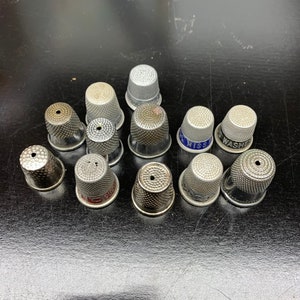 Vintage Thimble Bell Christmas Tree Ornament / Necklace Pendants Random ...