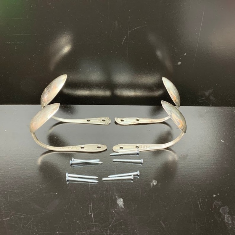 Assorted Mixed Hooks Fork Spoon Medium Duty Hangers W/screws Antique ...