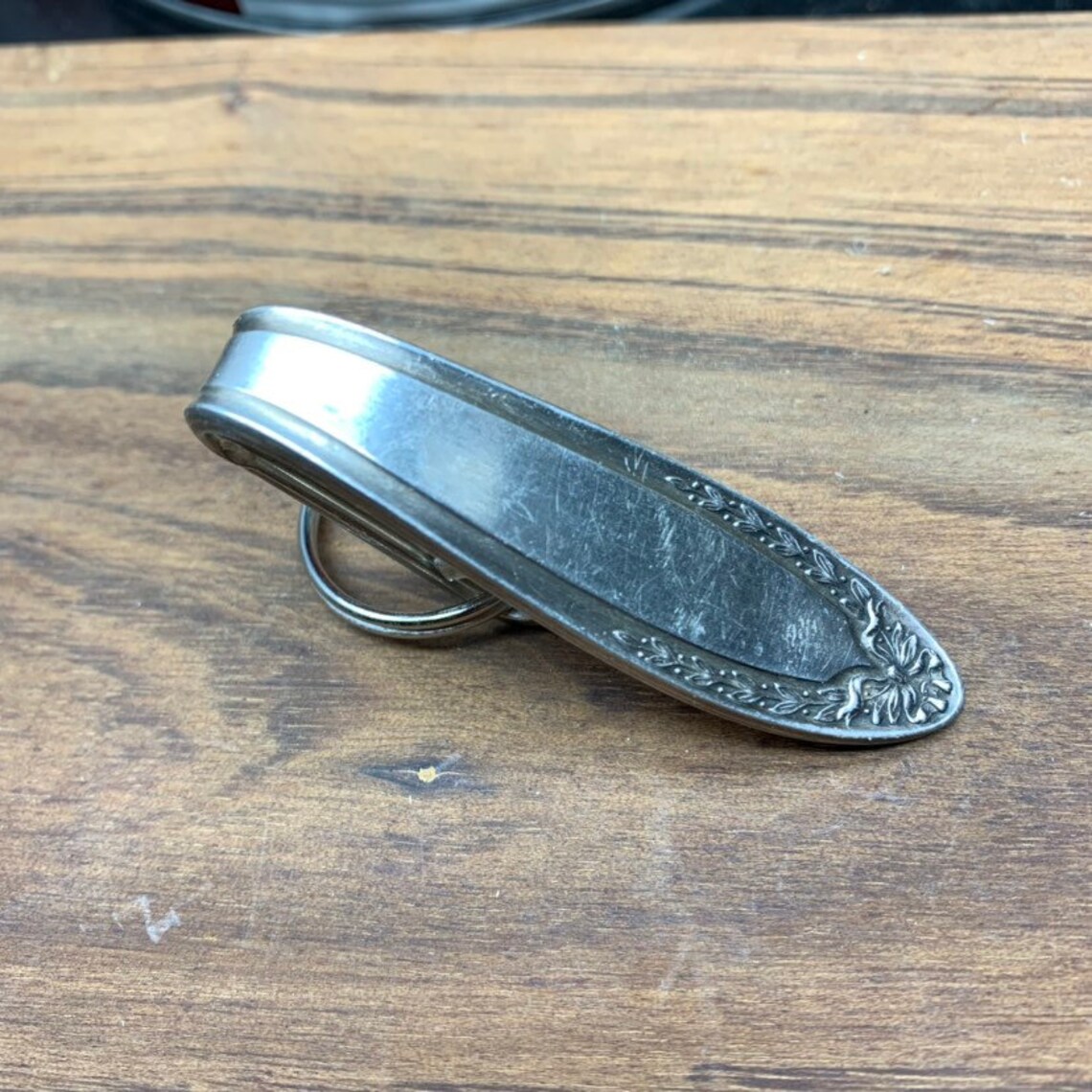 Vintage Purse Hook Clip Silver Key Finder Key Ring Keychain - Etsy