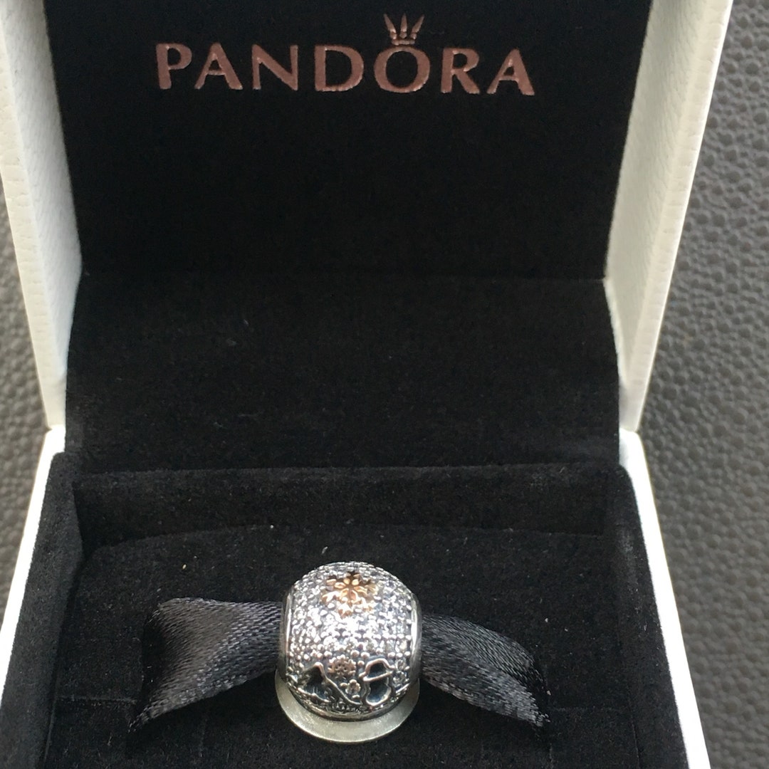 New 14k and Sterling Pandora Charm Yellow Gold With Pandora Gift ...