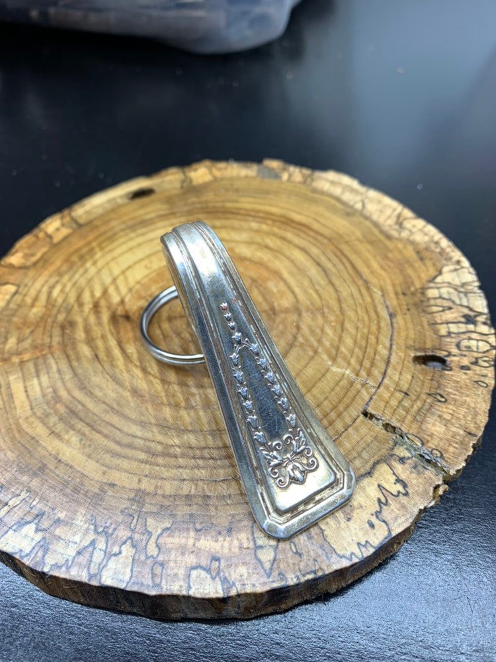 Rare Vintage Purse Hook Silver Key Finder Ring Money / Tie - Etsy